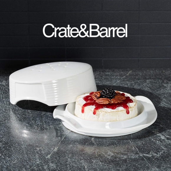 Crate&Barrel | Kitchen | New Crate Barrel Brie Baking Dish Vented Cover ...